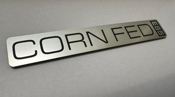Corn Fed E85 Ethanol Emblem Version 2 Stick-On – 24 Designs